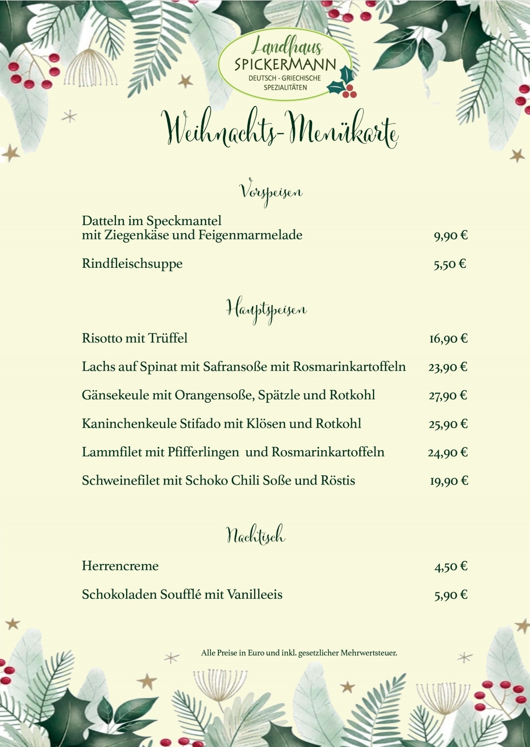 Landhaus Spickermann - Home